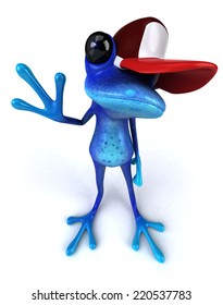 Blue Frog Stock Illustration 220537783 | Shutterstock
