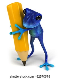 Blue Frog Stock Illustration 82590598 | Shutterstock