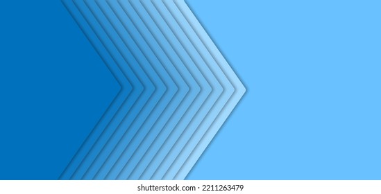 Blue Gradient Abstract Layer Design Background Stock Illustration ...
