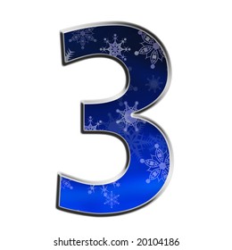 Blue Gradient Snowflake Capital Letter S Stock Illustration 20088685