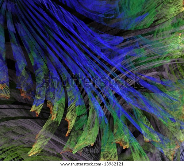 Blue Green Split Effect Fanning Textures Stock Illustration 13962121 ...