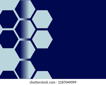 Blue Hexagon Gradient Background Blue Wallpaper Stock Illustration ...