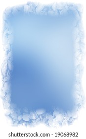 Blue Ice Frame Background Stock Illustration 19068982 | Shutterstock