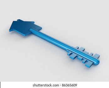 Blue Key Stock Illustration 86365609