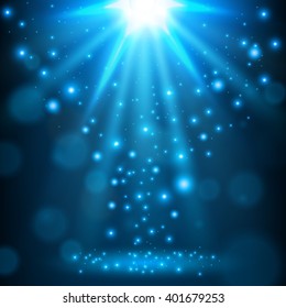 Blue Light Shining Background Stock Illustration 401679253 | Shutterstock