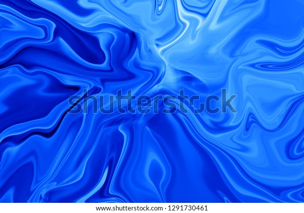 Blue Liquid Wave Pattern Abstract Texture Stock Illustration 1291730461