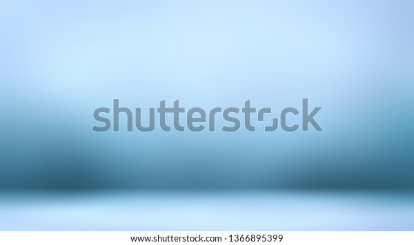 Blue Muted Studio 3d Background Winter Stock Illustration 1366895399 ...