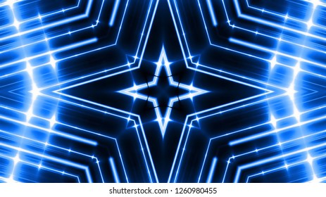 Blue Neon Lights Background Stock Illustration 1260980455 | Shutterstock