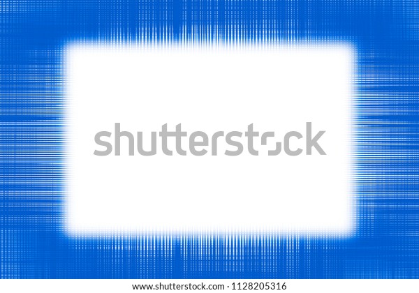 Blue Netting Border Frame Background White Stock Illustration ...