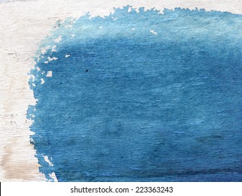 Blue Paint Stain Wood Grain Texture Stock Illustration 223363243 ...
