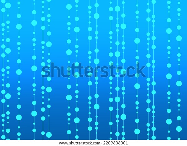 Blue Party Background Vertical Bubble Stock Illustration 2209606001 ...