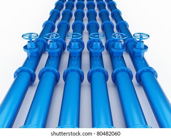 Blue Pipe Lines Stock Illustration 80482060 | Shutterstock