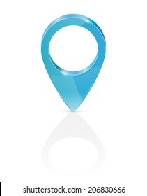 Blue Pointer Isolated On White Background Stock Illustration 206830666 ...