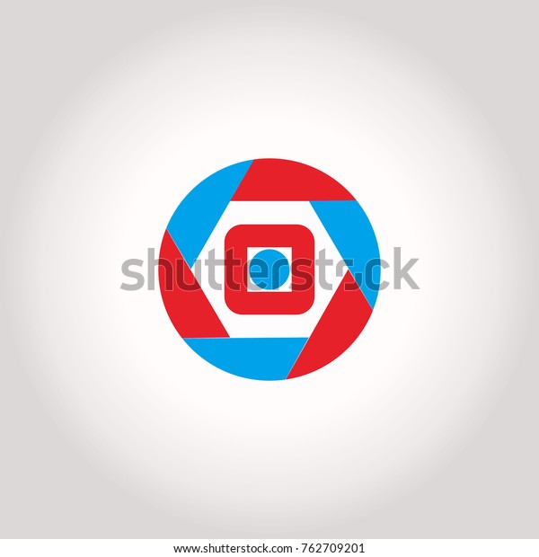 Blue Red Circle Square Double Stock Illustration 762709201 | Shutterstock