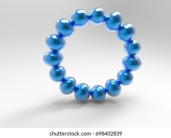 Blue Ring 3d Render Stock Illustration 698402839 | Shutterstock