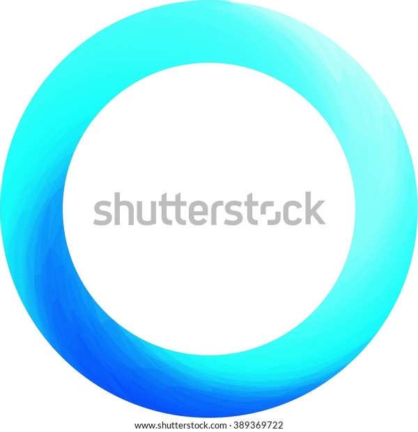 Blue Ring Stock Illustration 389369722