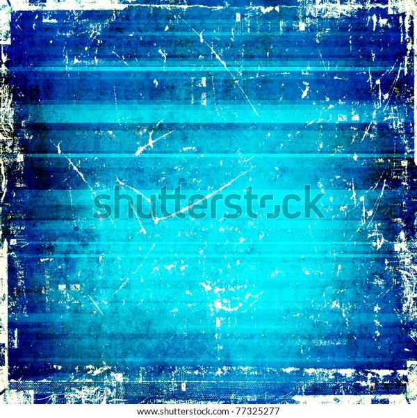 Blue Scratch Grunge Background Stock Illustration 77325277