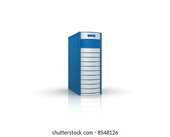 Two Rows Grey Servers Stock Illustration 21387853 | Shutterstock