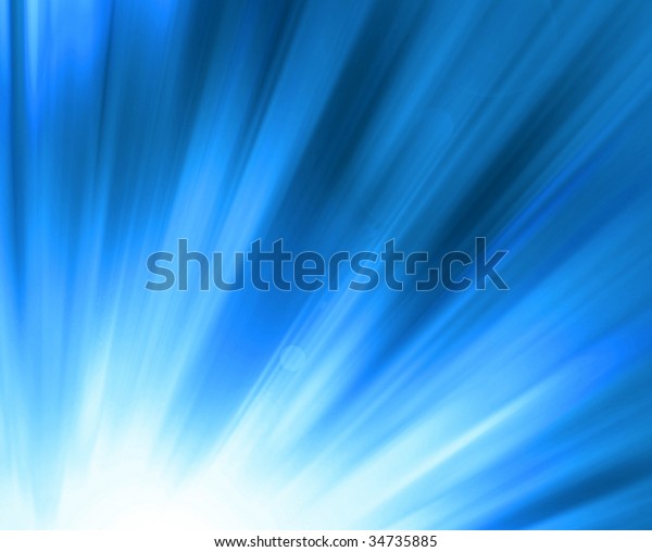 Blue Shine Abstract Background Stock Illustration 34735885