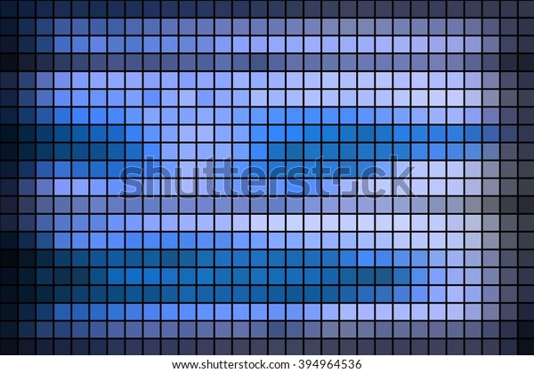 Blue Square Tiles Texture Background Stock Illustration 394964536 ...