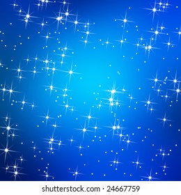 Blue Starry Background Stock Illustration 24667759 | Shutterstock