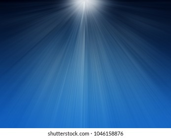 Blue Sun Rays Background Stock Illustration 1046158876 | Shutterstock
