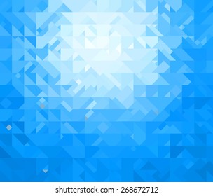 Blue Triangle Background Stock Illustration 268672712 | Shutterstock