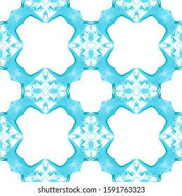 Blue Vintage Repeat Pattern Tile Ornamental Stock Illustration ...