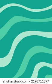 Blue Wave Ocean Cute Pattern Wallpaper Stock Illustration 2198711877 ...