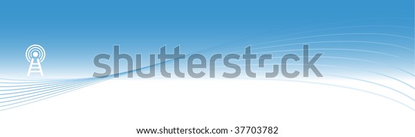 Blue Wave Tower Stock Illustration 37703782 | Shutterstock