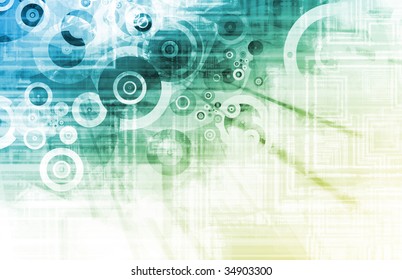 Blue Web Application Software Art Background Stock Illustration ...