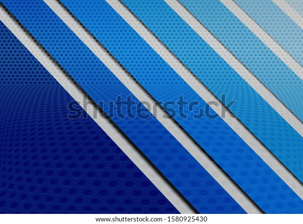 Blue White Diagonal Lines Background Stock Illustration 1580925430 ...
