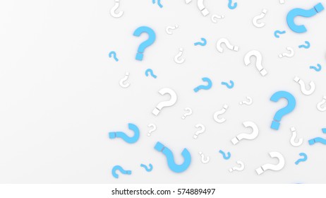 Blue White Question Marks Background Empty 스톡 일러스트 574889497 | Shutterstock