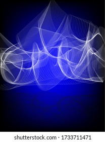 Blue Wireframe Technology Gradient Texture Background Stock ...