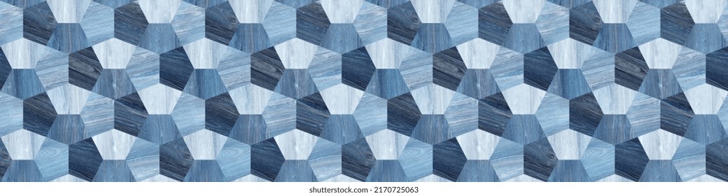Blue Wood Texture Decorative Pattern Background Stock Illustration ...