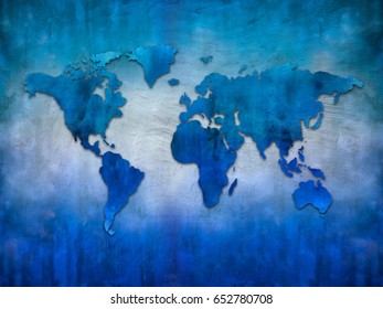 World Map Gold Wrap World Map Stock Illustration 1529760998