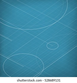 Blueprint Abstract Background Stock Illustration 528689131