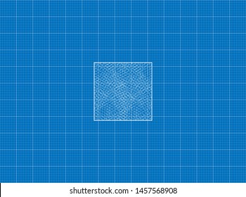 Blueprint Squares Sizes Stock Illustration 1457568908 | Shutterstock
