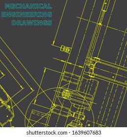 Blueprint Vector Engineering Illustration Gray Technical Stock ...
