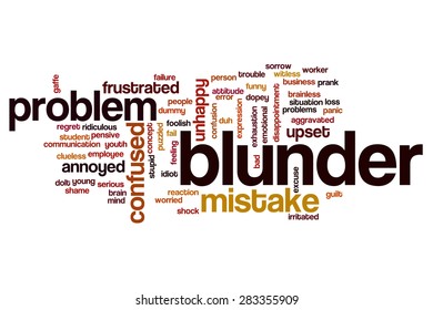 Blunder Word Cloud: ภาพประกอบสต็อก 283355909 | Shutterstock