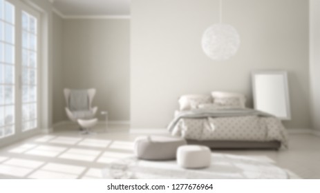 Blur Background Interior Design Comfortable Modern Stock Illustration ...