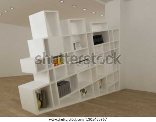 Blur Interior Design Concept Idea Modern Stock Illustration 1305483967 ...