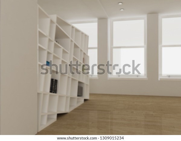 Blur Interior Design Concept Idea Modern Stock Illustration 1309015234 ...