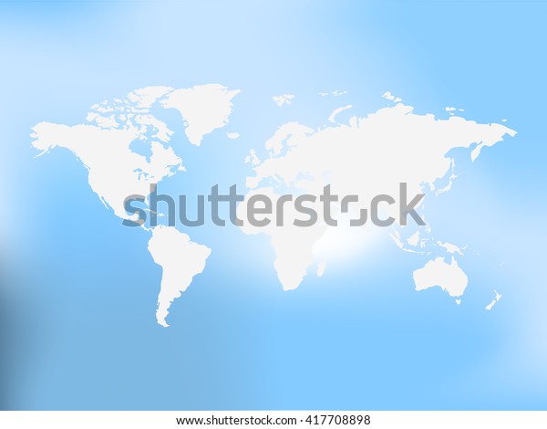 Blurred World Map Background Raster Version Stock Illustration ...