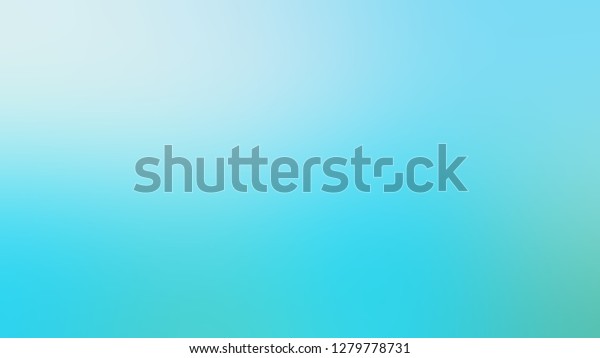 Blush Gradient Background Light Turquoise Color Stock Illustration ...