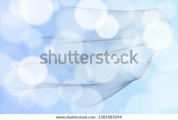 Bokeh Background Design Abstract Linear Details Stock Illustration ...