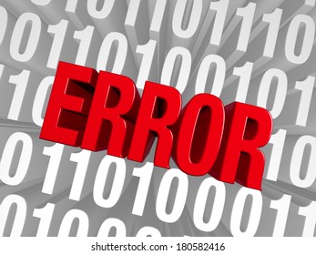 Glaring Red Error Hides Deep Field 库存插图 185635571 | Shutterstock