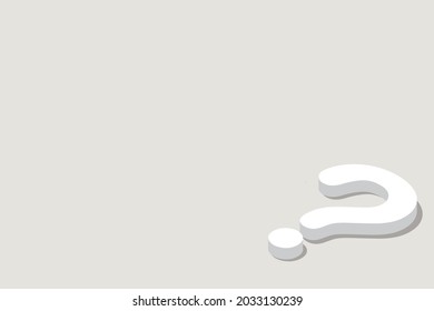 Bold White Question Mark Stock Illustration 2033130239 | Shutterstock