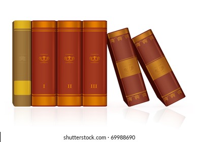 Books Bitmap Copy Stock Illustration 69988690