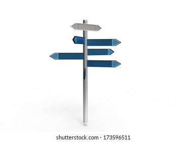 Vector Background Signpost Arrows Right Left Stock Vector (Royalty Free ...